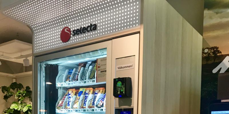 Selecta vendor machine | Göteborg Landvetter Airport